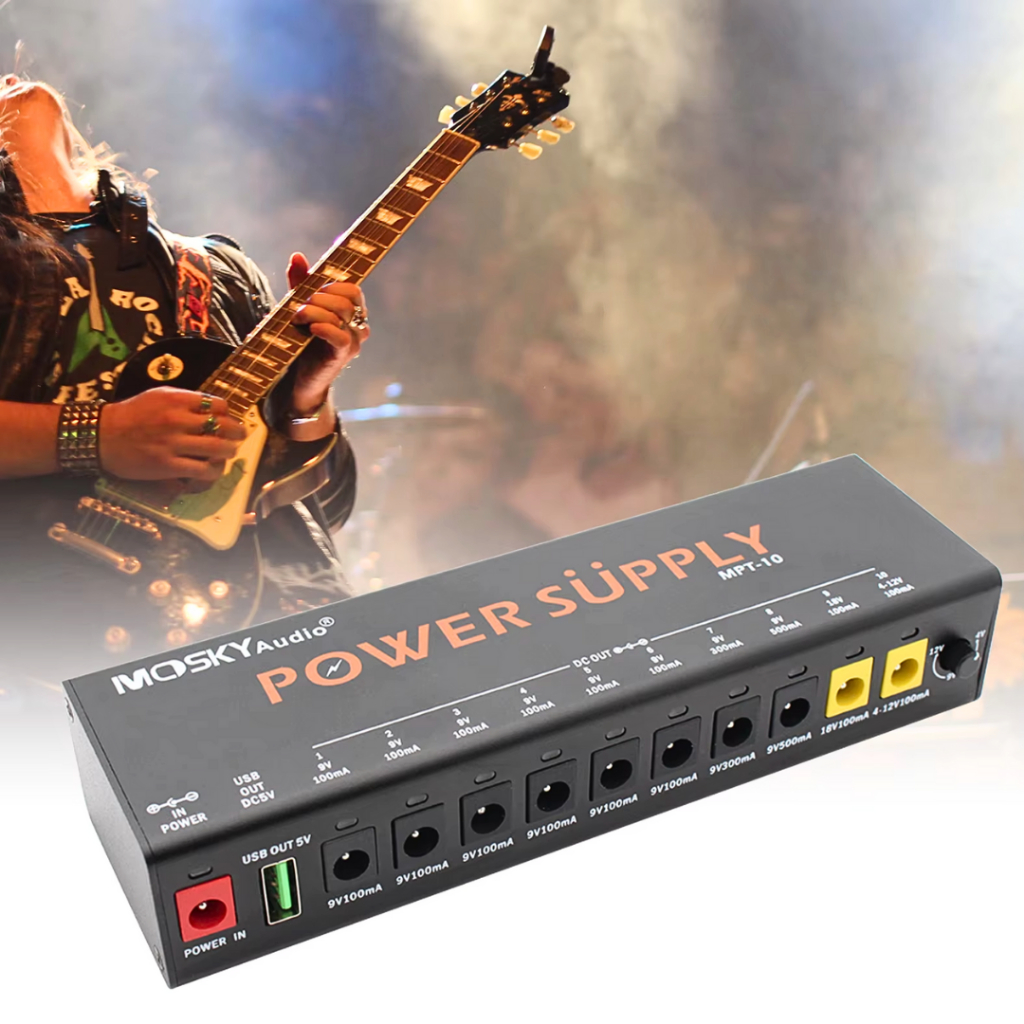 Jual PUSAT MOSKYAUDIO Pedal Efek gitar listrik akustik Power Supply One ...