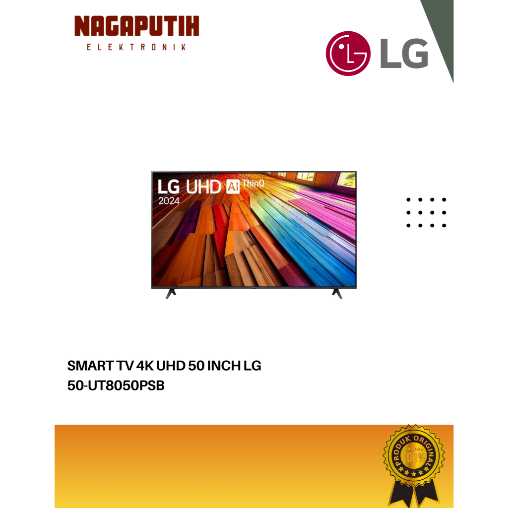 Jual LG Smart TV 4K UHD AI 50 Inch 50-UT8050PSB Garansi Resmi | Shopee ...