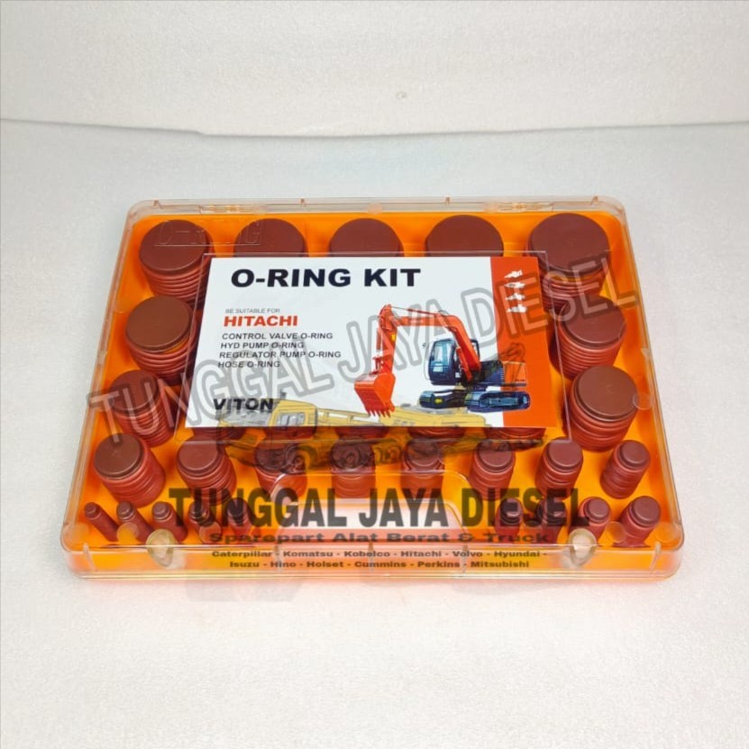 Jual Oring Box O-Ring Seal Kit Box HITACHI Material Bahan VITON ASLI ...