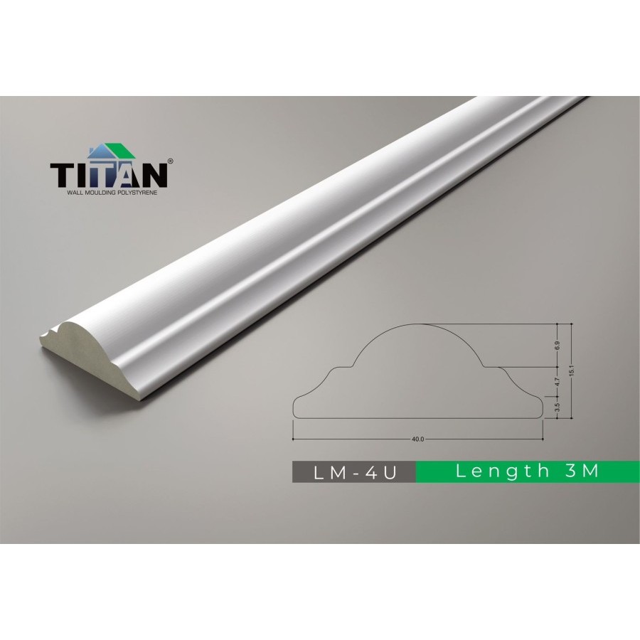 Jual WALL MOULDING | WALL MOULDING PVC | BIDING PVC | 3M ( MEDAN ONLY ...