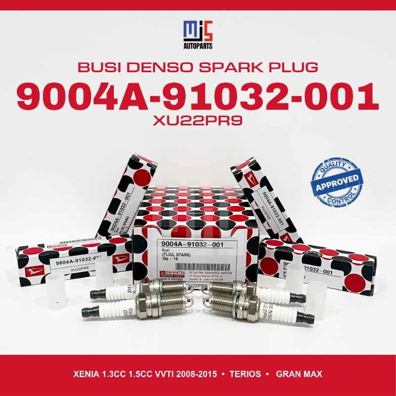 Jual Busi Spark Plug Daihatsu 9004A-91032-001 Xenia 1.3CC VVTi Gran Max ...