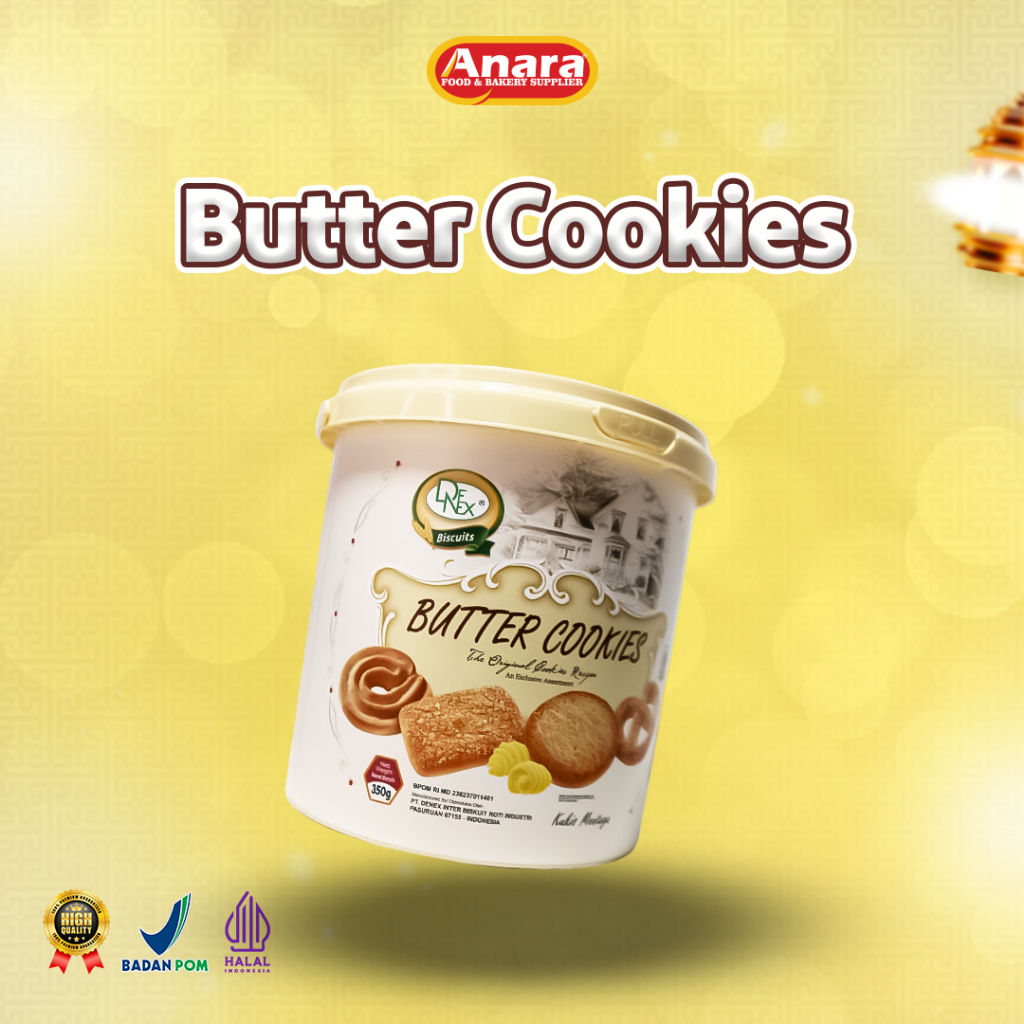 Jual DENEX Butter Cookies Hidangan Hari Raya - Cocok untuk hajatan ...