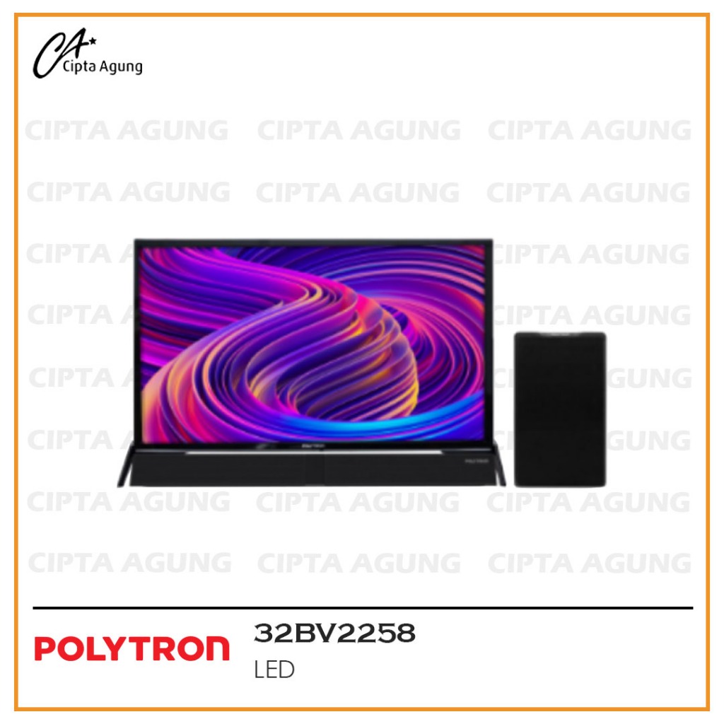 Jual LED TV 32 INCH POLYTRON HD READY SOUNDBAR PLD 32BV2258 | Shopee Indonesia