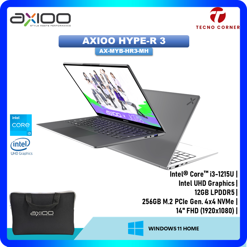 Jual NEW! Axioo Hype-R 3 Intel Core I3 1215 RAM 12GB SSD 256GB Windows ...