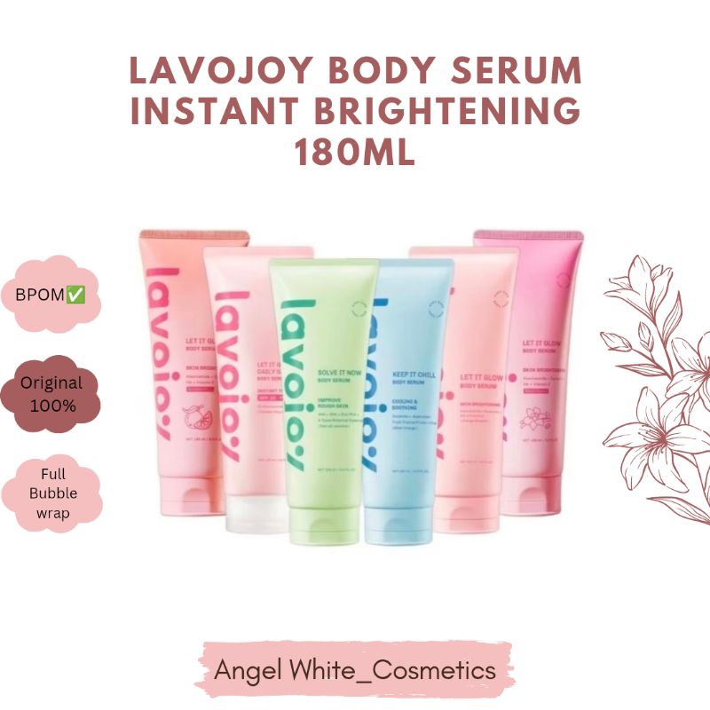 Jual LAVOJOY BODY SERUM SERIES 180ML INSTANT BRIGHTENING TONE UP ...