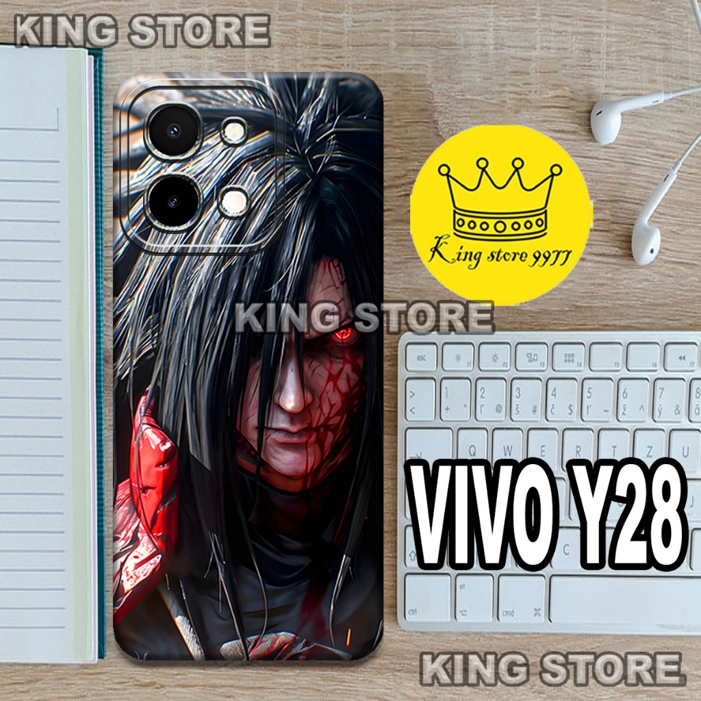 Jual (KS8) Softcase karet untuk VIVO Y28 2024 Motif gambar Anime Naruto ...