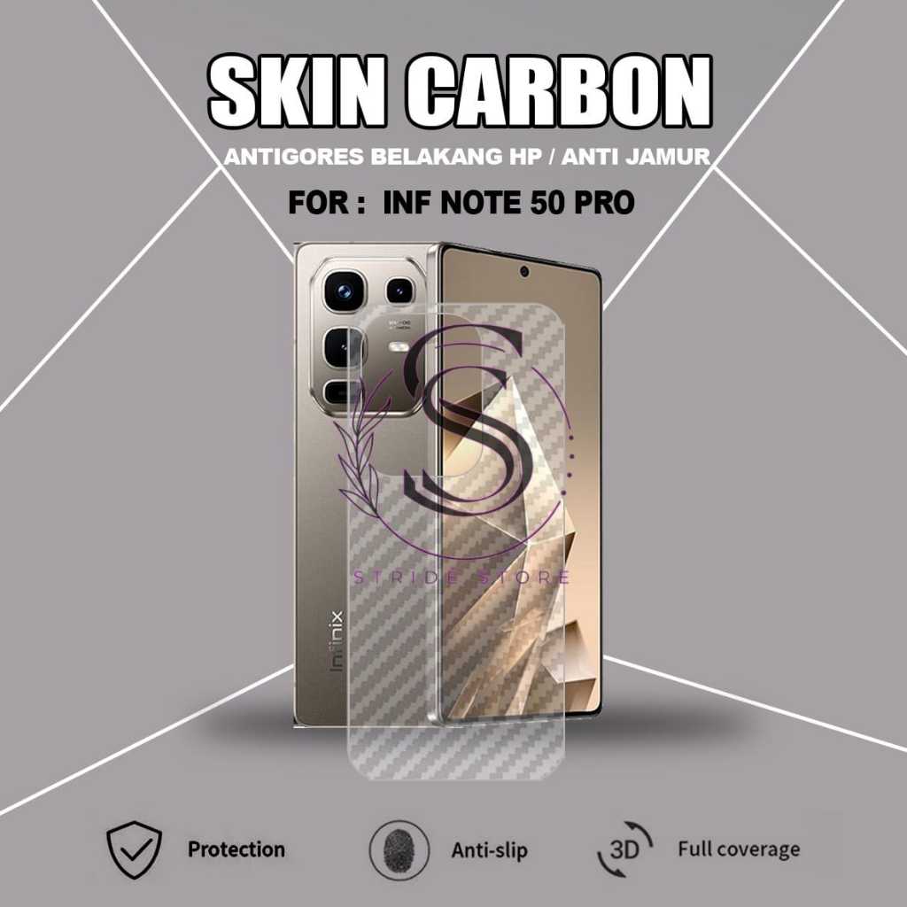 Jual skin carbon infinix note 50 4g infinix note 50 pro garskin ...