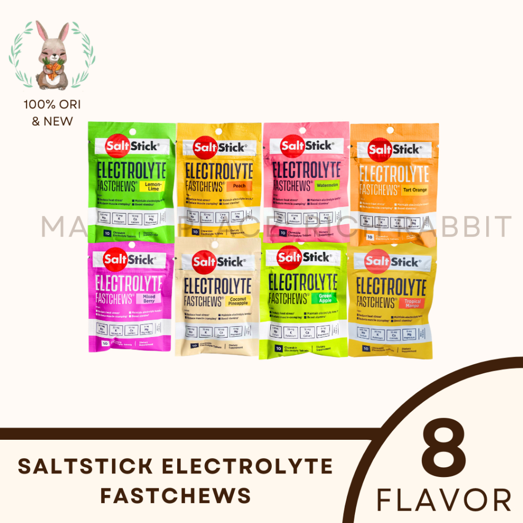Jual SaltStick Electrolyte Fastchews Salt Stick Sticks Sodium Potassium ...