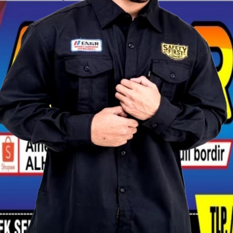 Jual kemeja work wear baju work wear baju workwear kemeja workwear ...