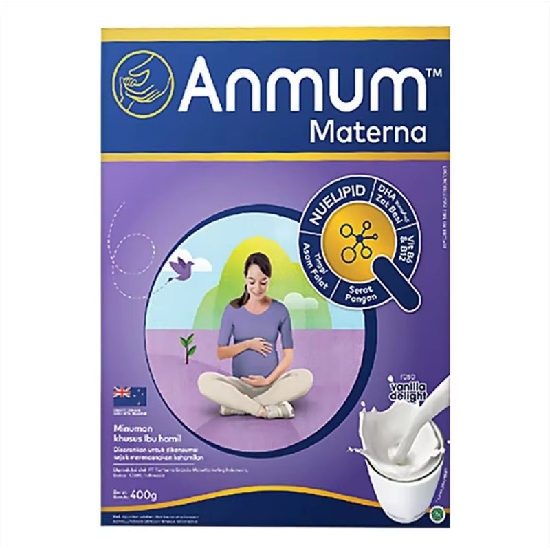 Jual Anmum Materna Susu Bubuk Ibu Hamil Vanila 400 g | Shopee Indonesia