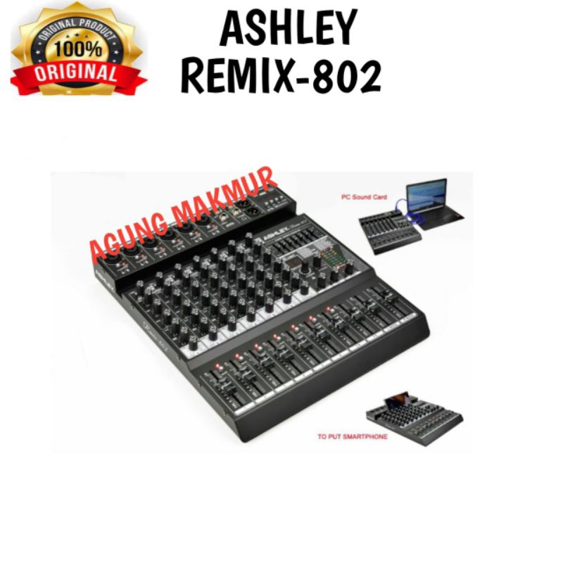 Jual Mixer Ashley REMIX 802 (8 CHANNEL ) Original - Mixer Ashley Remix ...