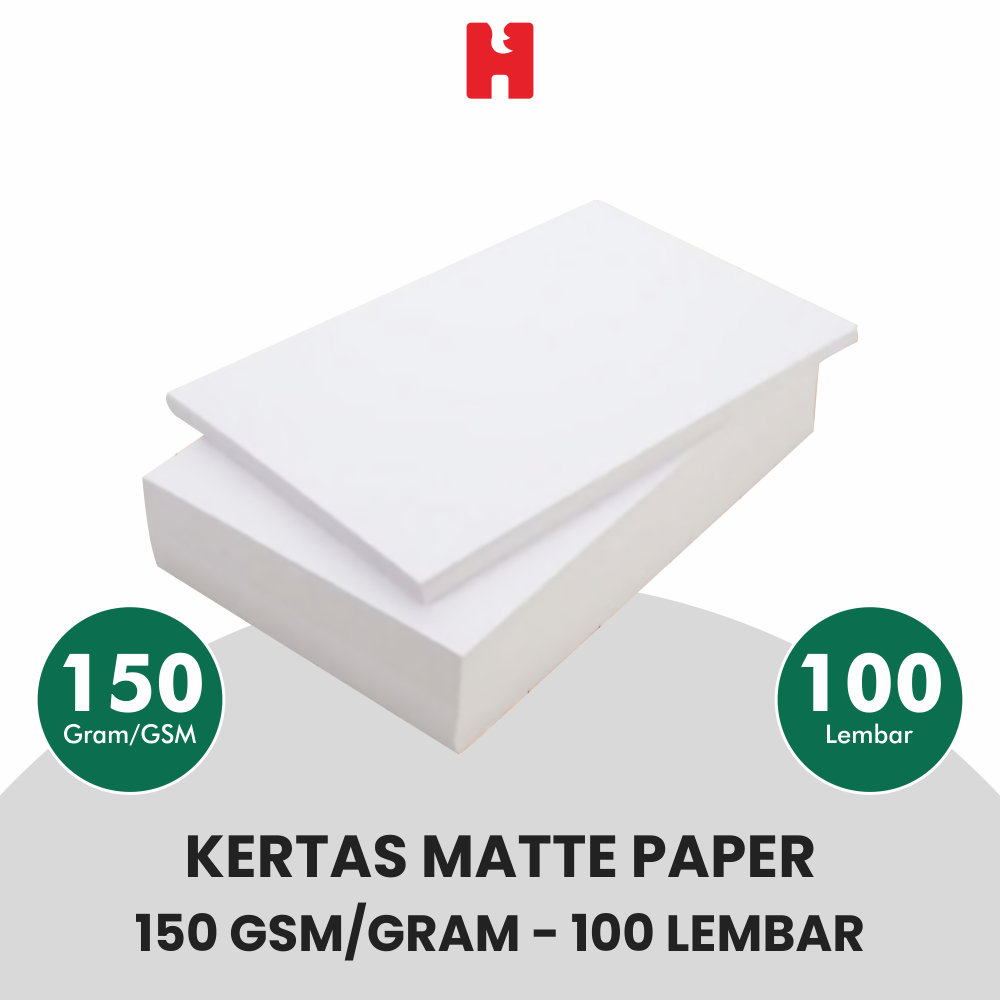 Jual Kertas Matte Paper 150 Gsm/Gram - 100 Lembar | Shopee Indonesia
