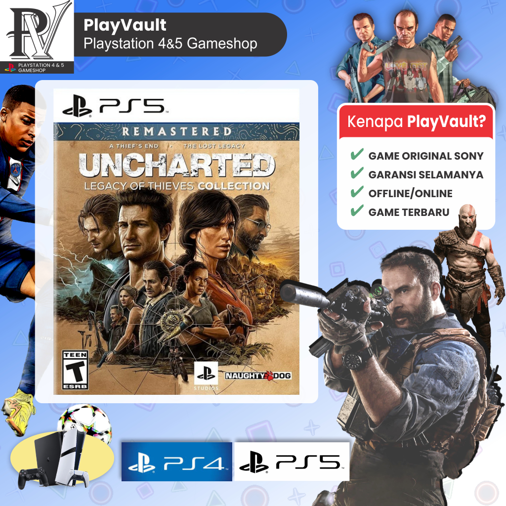 Jual Uncharted Legacy of Thieves Collection PS5 | Shopee Indonesia