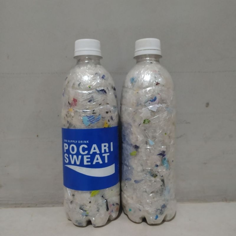 Jual Ecobrick Botol Pocari Sweat 500ml 200gram Plastik Kresek Bersih ...
