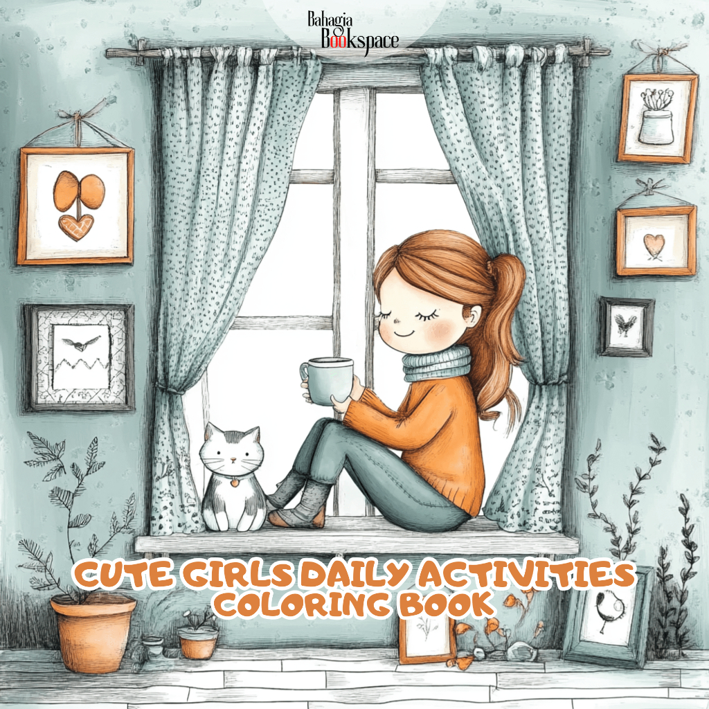 Jual Cute Girls Daily Activities Coloring Book | Shopee Indonesia