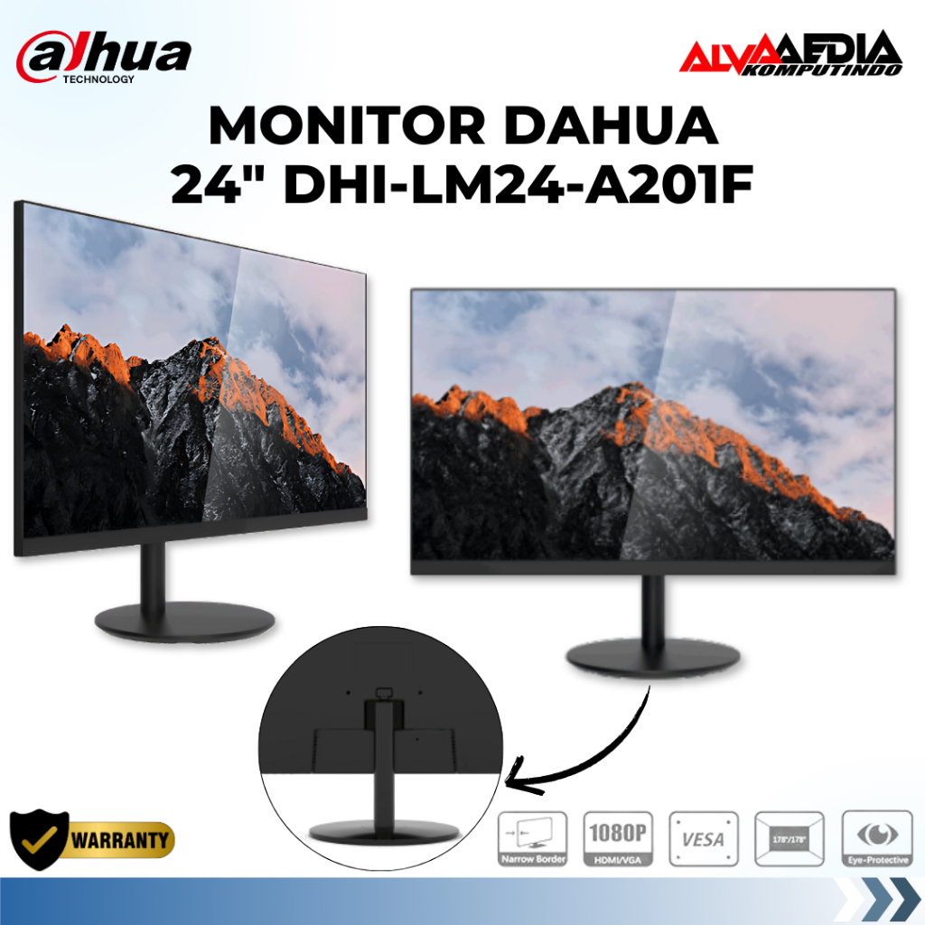 Jual MONITOR DAHUA MONITOR 24" 24INCH DHI-LM24-A201F REFRESH RATE 100HZ IPS | MONITOR 24 INCH ...