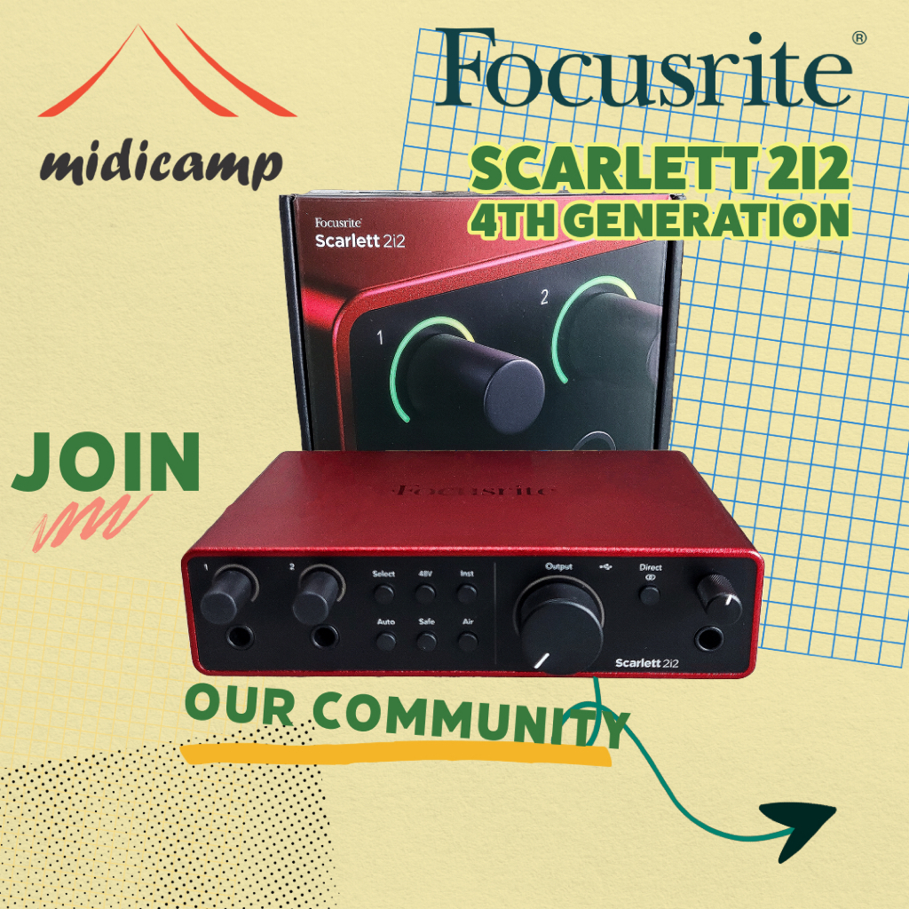 Jual Focusrite Scarlett 2i2 4th Generation Audio Interface Soundcard ...