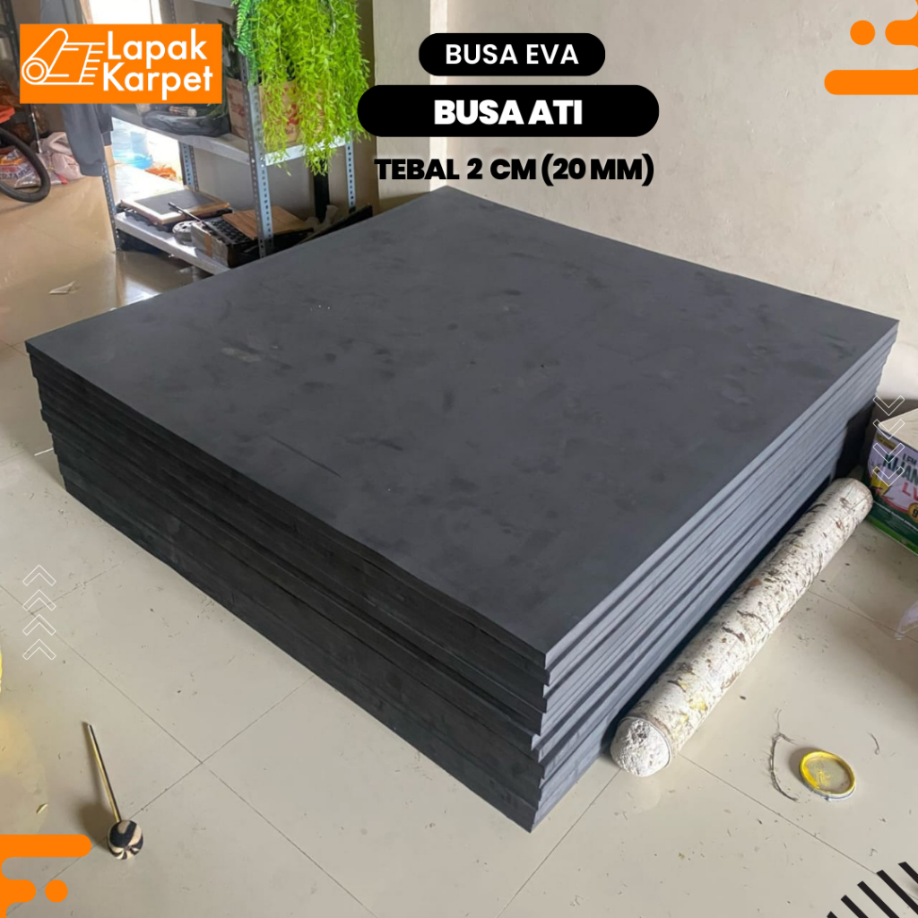 Jual Busa Ati / Busa Eva /Sponge Eva / Spon Ati Ukuran 100x50 cm Tebal ...