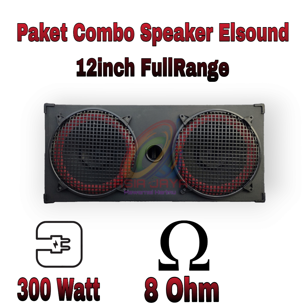 Jual Paket Combo Speaker Pasif Double Elsound 12inch Full Range | Shopee Indonesia