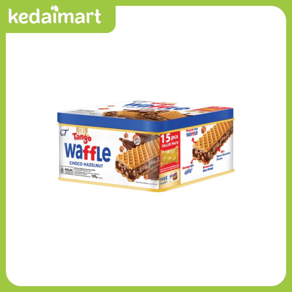 Jual Tango Wafer Waffle Choco Hazelnut Kaleng 105 Gram | Shopee Indonesia