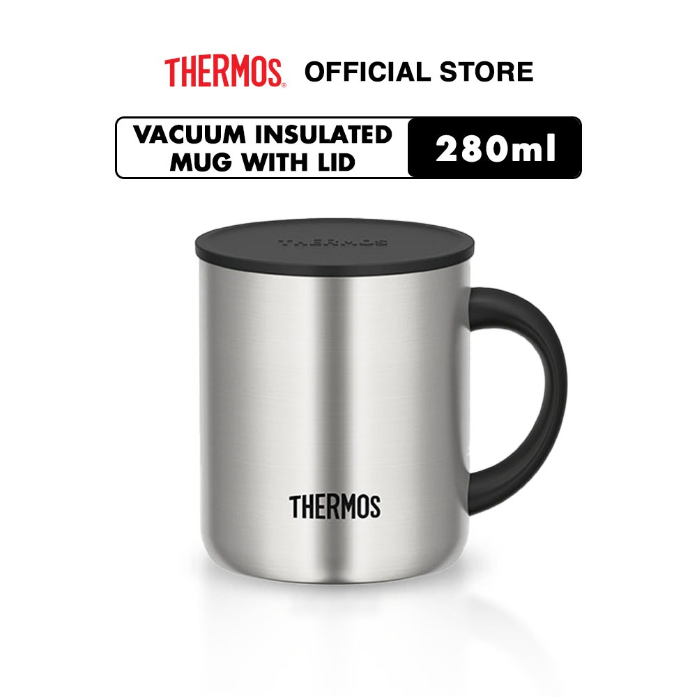 Jual Thermos Vacuum Insulated Mug with Lid Stainless - 280ml | Shopee ...