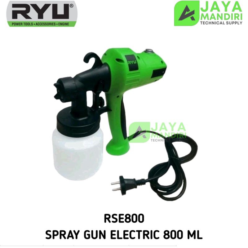 Jual Spray Gun Elektrik RYU RSE 800 Alat Semprot Cat Elektrik 800ML ...