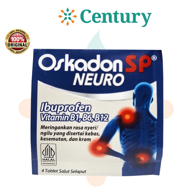 Jual OSKADON SP NEURO 4 TABLET / OBAT-OBATAN / ANTI NYERI | Shopee ...