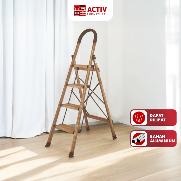 Jual Tangga Lipat Aluminium 4 Step – Tangga Multifungsi – Cozy Ladder ...