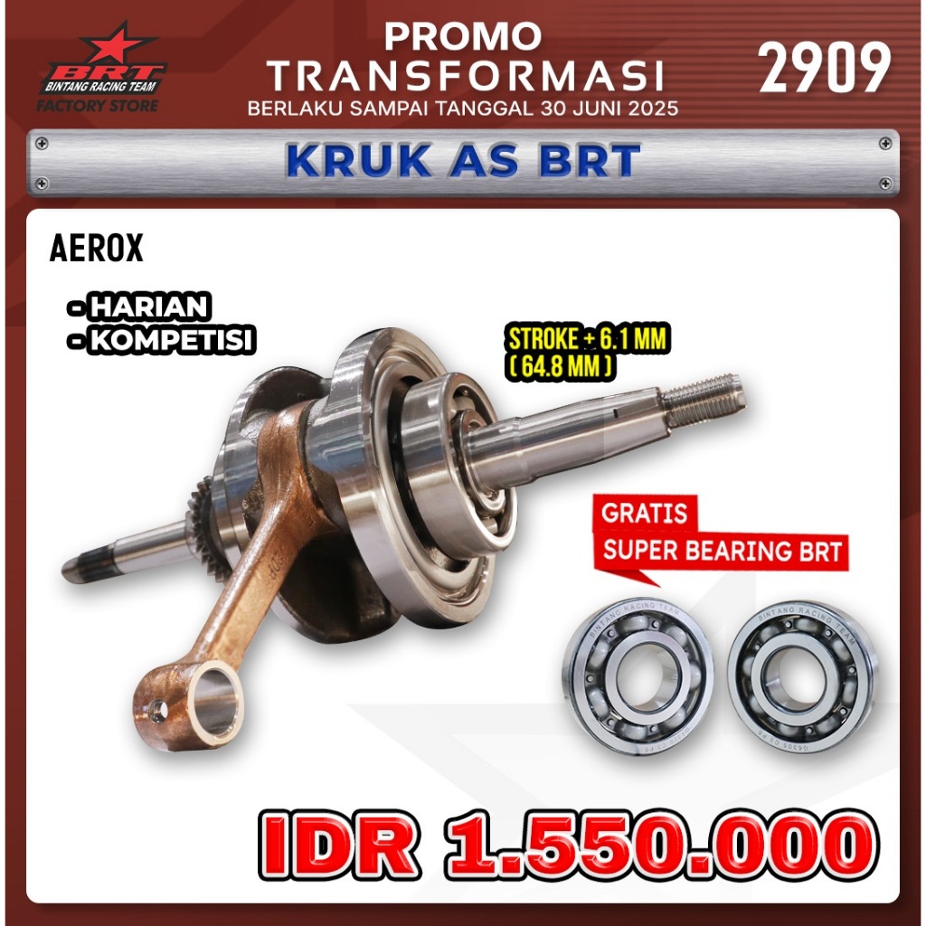Jual Brt Aerox Kruk As Super Bearing | Shopee Indonesia