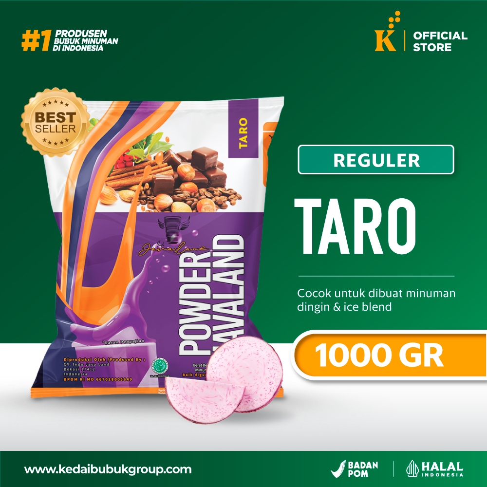 Jual Bubuk Minuman Powder Taro Javaland 1 kg | Shopee Indonesia