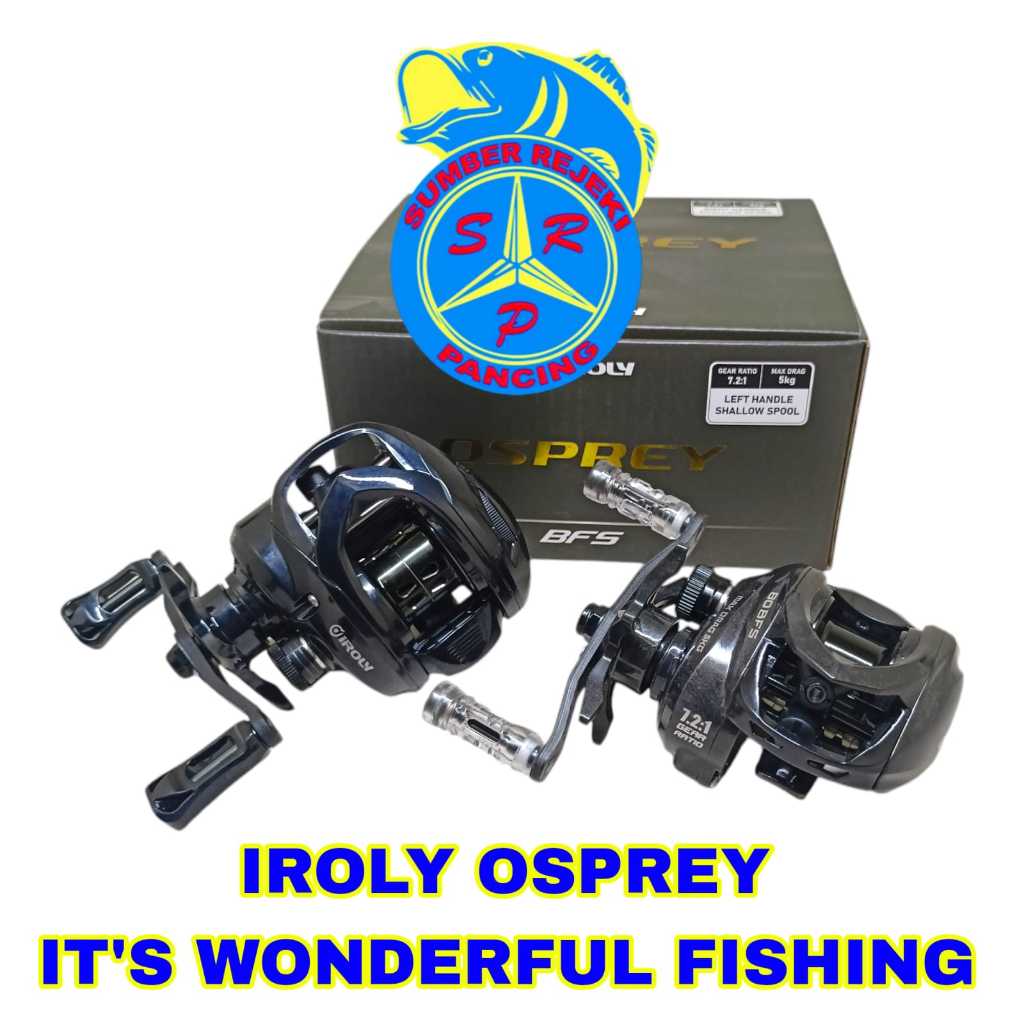 Jual Reel Bc Iroly Osprey 80 Carbon Body Bfs dan 150 | Shopee Indonesia