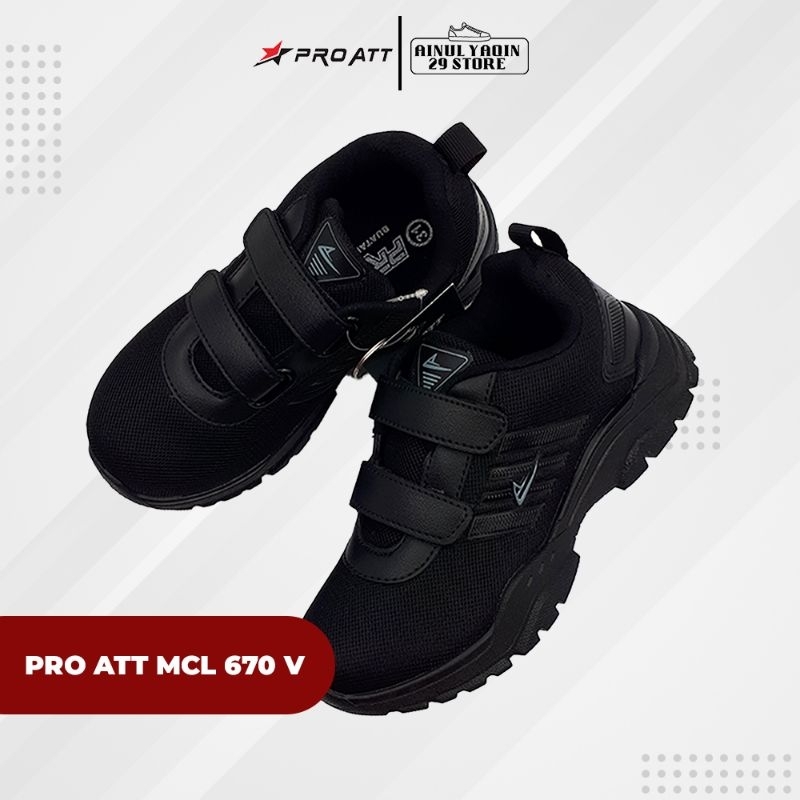 Jual SEPATU PRO ATT Artikel MCL 670V SEKOLAH SEPATU SEKOLAH HITAM POLOS | Shopee Indonesia