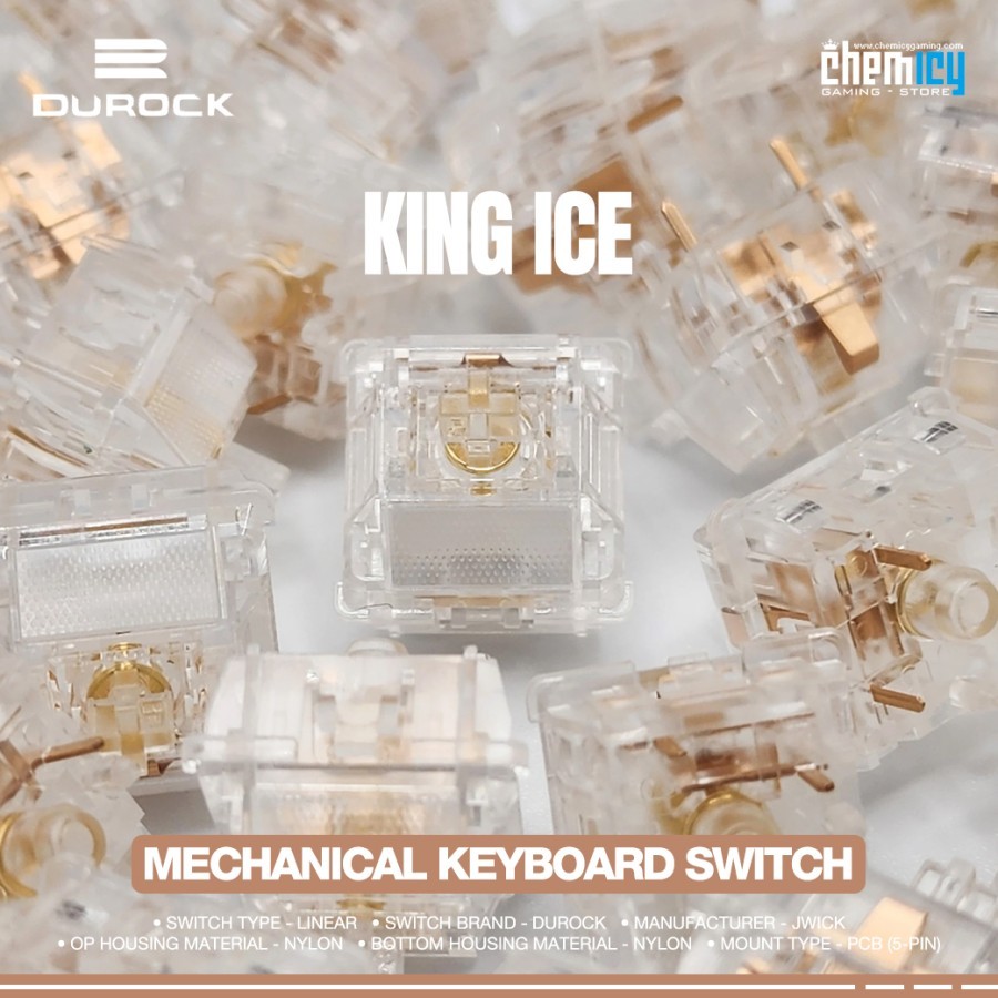 Jual Durock Ice King Linear Switches | Shopee Indonesia