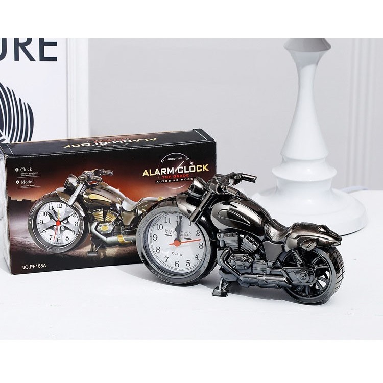 Jual HG Jam Alarm Model Motor / Jam Alarm Model Motor | Shopee Indonesia