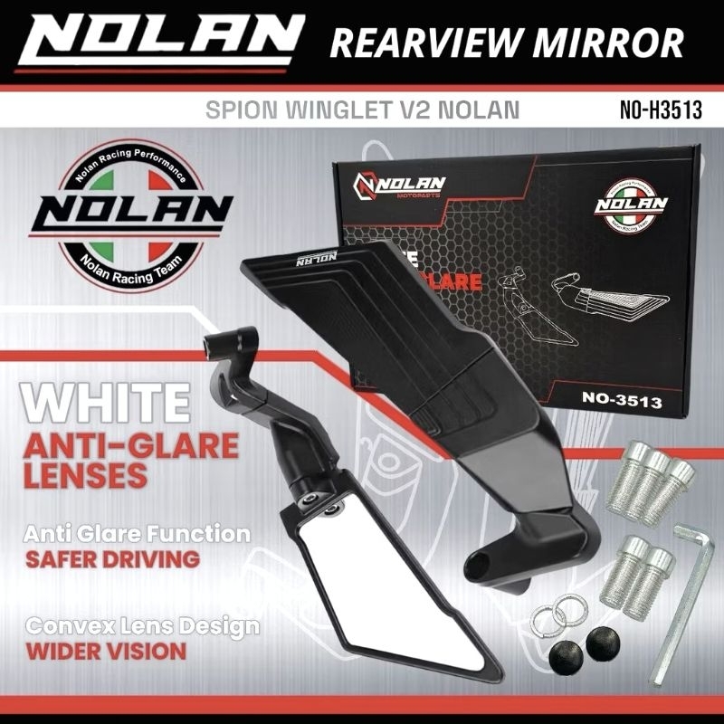 Jual kaca spion winglet V2 universal pcx adv cbr nmax vario mio beat rx ...