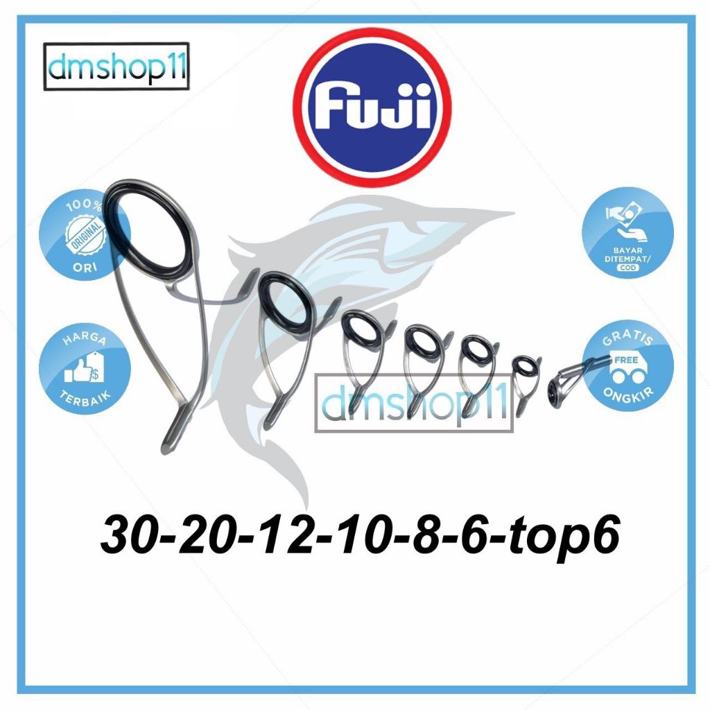 Jual RING GUIDE FUJI CCKWOG SPINNING KAKI 2 - RING GUIDE FUJI KAKI 2 ...