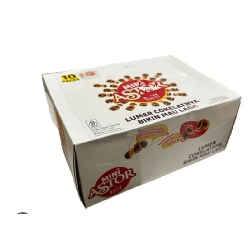 Jual Box Mini Astor Wafer Roll Isi 10 Bungkus | Shopee Indonesia