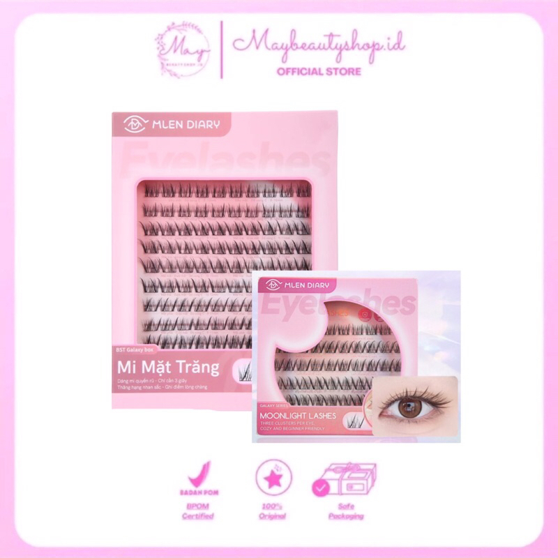 Jual MLEN DIARY Moon Series Bulu Mata Palsu | Eyelash Extension ...