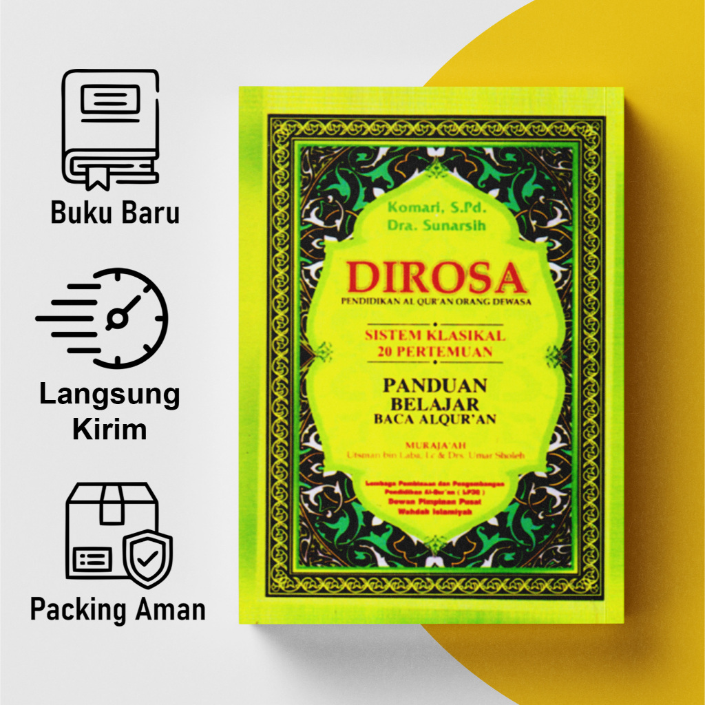 Jual DIROSA PANDUAN BELAJAR BACA AL-QUR'AN | Shopee Indonesia