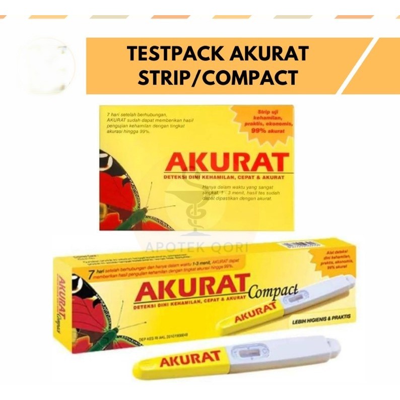 Jual AKURAT TESTPACK COMPACT DAN AKURAT TESTPACK STRIP - ALAT DETEKSI ...