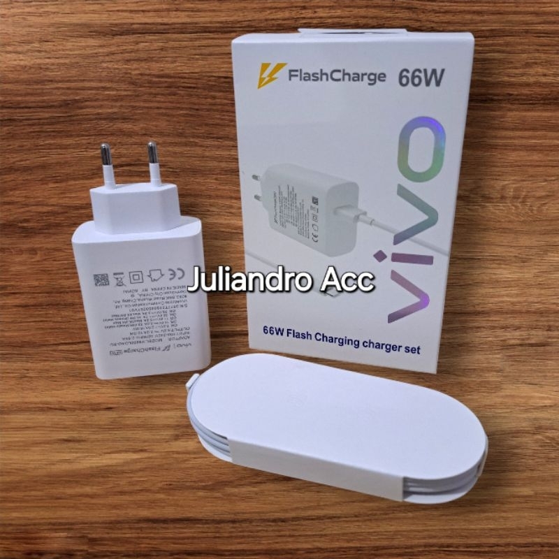 Jual Charger Vivo 66W Fast Charging Original 100% VIVO V25 V25E V27 ...