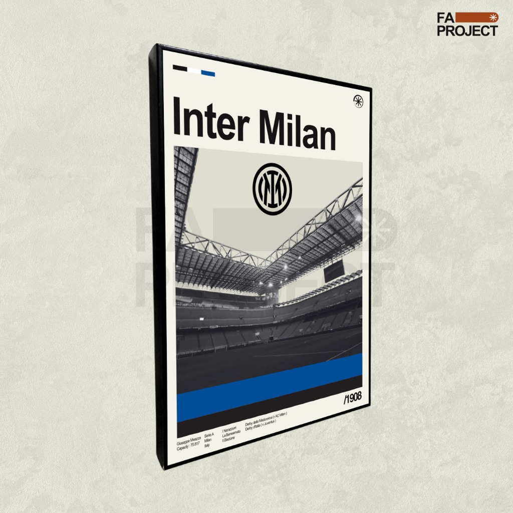 Jual Frame Block Poster - "Inter Milan" | Shopee Indonesia