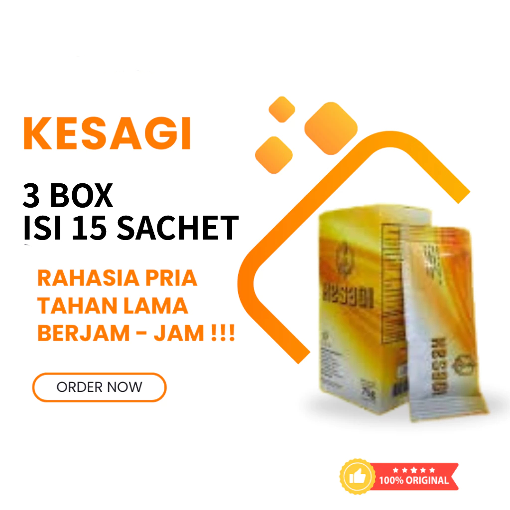Jual KESAGI 3 BOX Madu Pria Herbal Serbuk Sachet Asli Original Kosagi ...