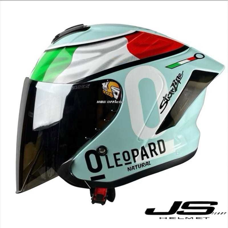 Jual HELM JS ARMOR MOTIF HELM HALF FACE SOLID SNI ORIGINAL HIGH ...