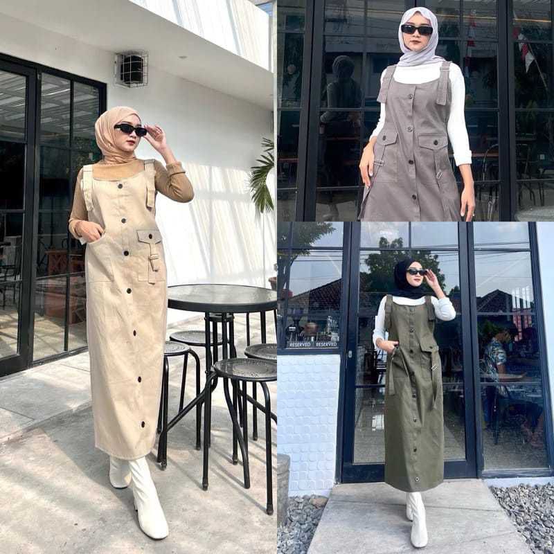 Jual Overall Rok Cargo Dewasa Model Inara Kekinian Maksimal Bb 70 Kg ...