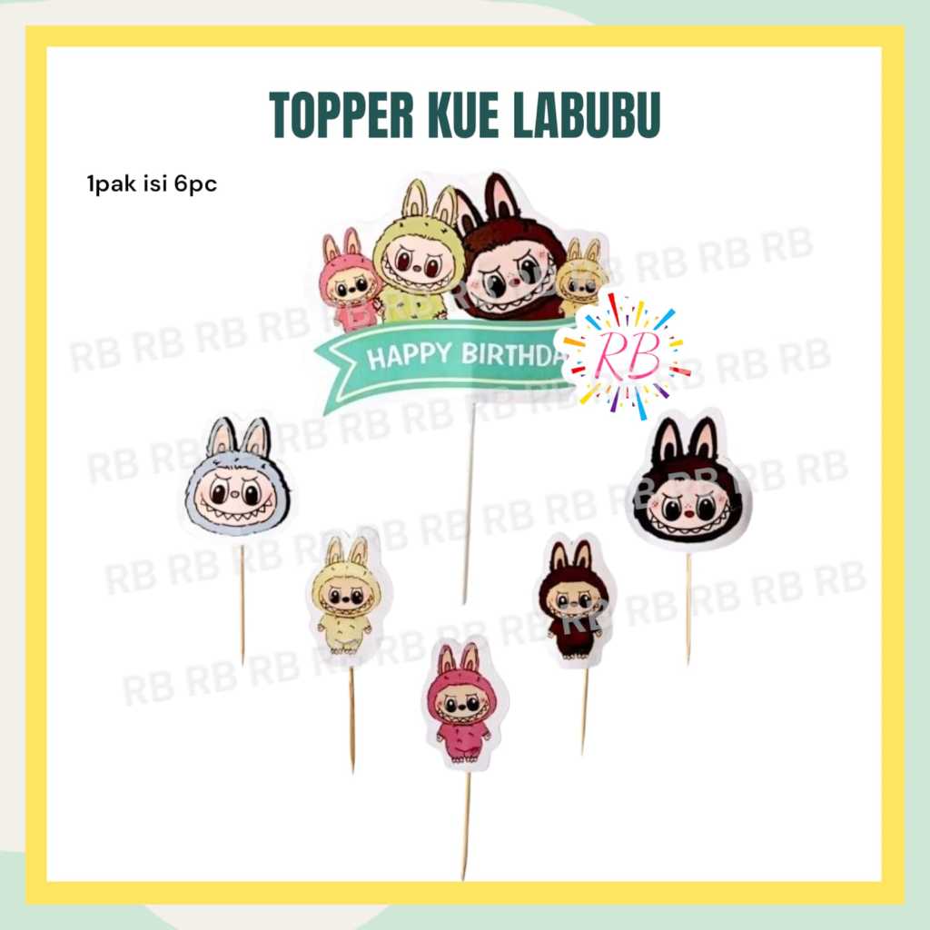 Jual Topper LABUBU / Topper Kue Labubu | Shopee Indonesia