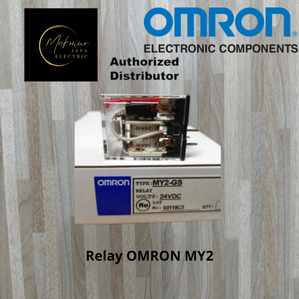 Jual Relay OMRON MY2 24VDC | Relay MY2 24V DC 8 Kaki DPDT | Relay Elektromagnetik OMRON ORIGINAL ...