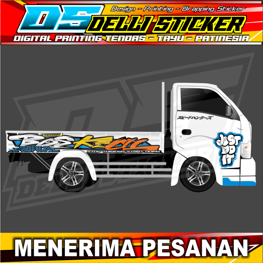 Jual Stiker Decal Printing 1 set Samping Pick Up Traga - Harga Sudah ...
