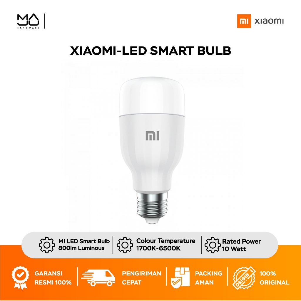 Jual Xiaomi Lampu New Smart LED Bulb Essential, Wifi, Penyesuaian Warna ...