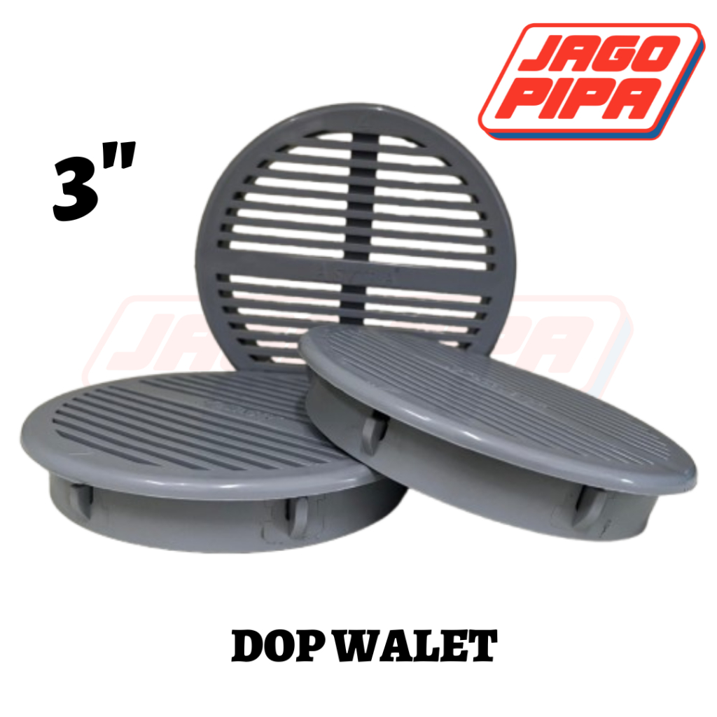 Jual Cap Walet PVC D 3 Inch Dop Walet Saringan 3" Fitting PVC Tutup ...